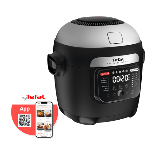Multifunkční elektrický hrnec Tefal Multicook Actifry MY741CF0 Nerezový ...